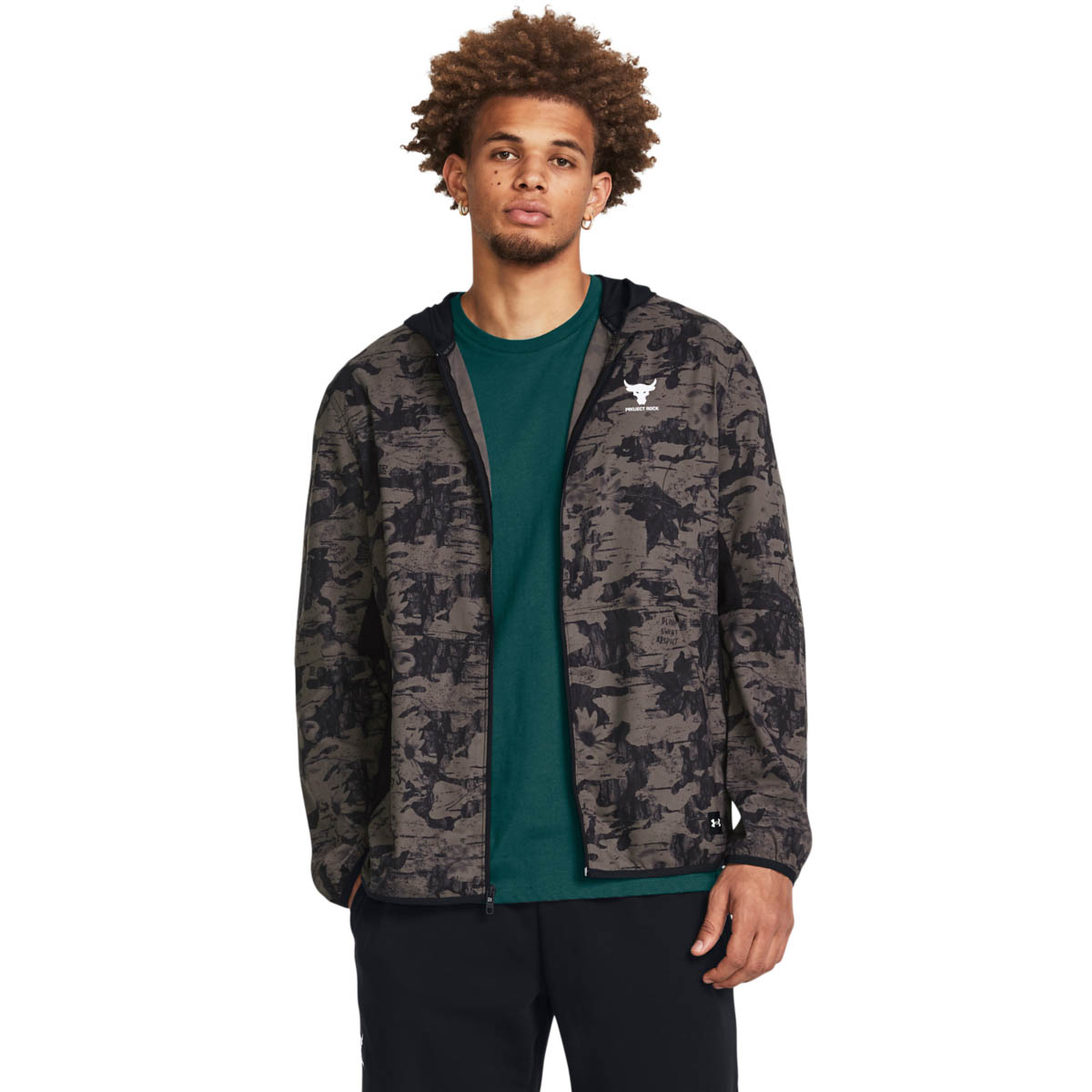 Jacheta Barbati PROJECT ROCK ISO TIDE HYBRID JACKET Under Armour ...
